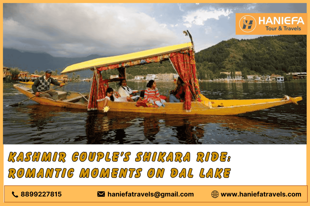 Kashmir Couple’s Shikara Ride: Romantic Moments on Dal Lake - Haniefa ...