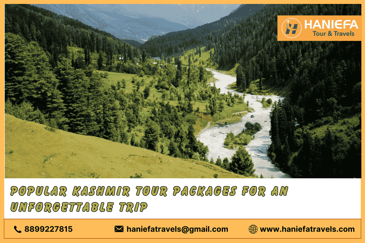 Popular Kashmir Tour Packages for an Unforgettable Trip - Haniefa Tour ...