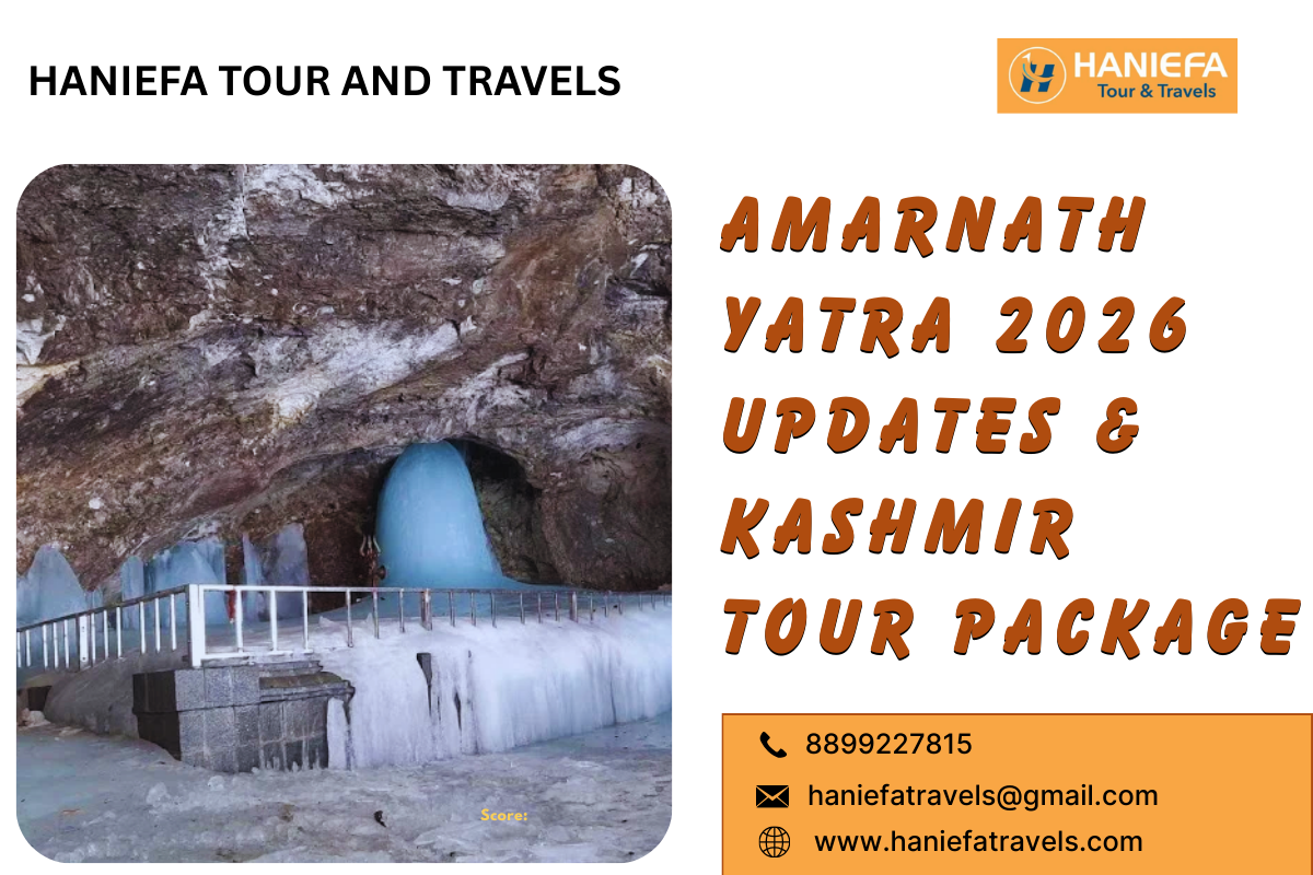 Amarnath Yatra 2026 Updates & Kashmir Tour Packages - Haniefa Tour and ...