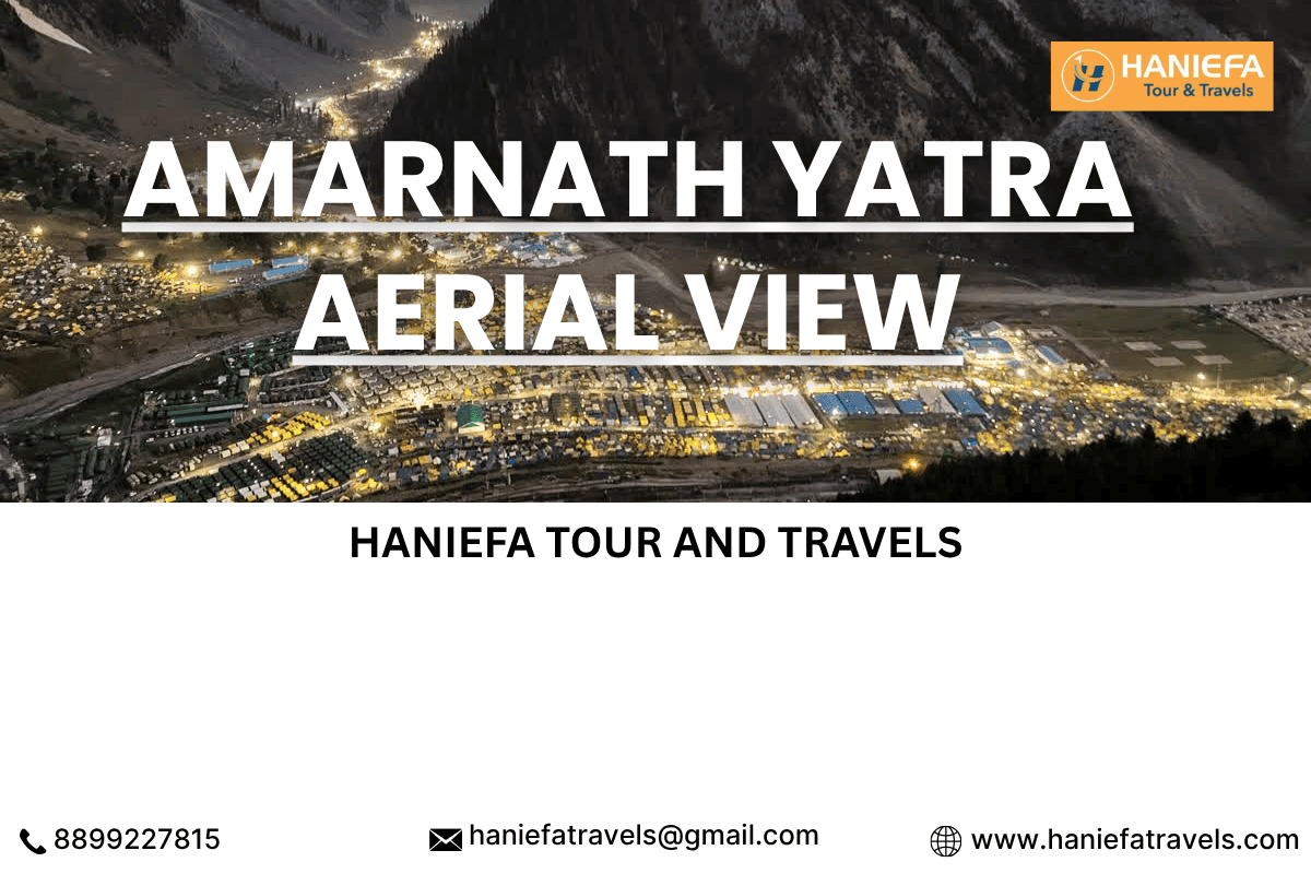 Amarnath Yatra aerial view photos: Scenic Glimpse from the Sky ...