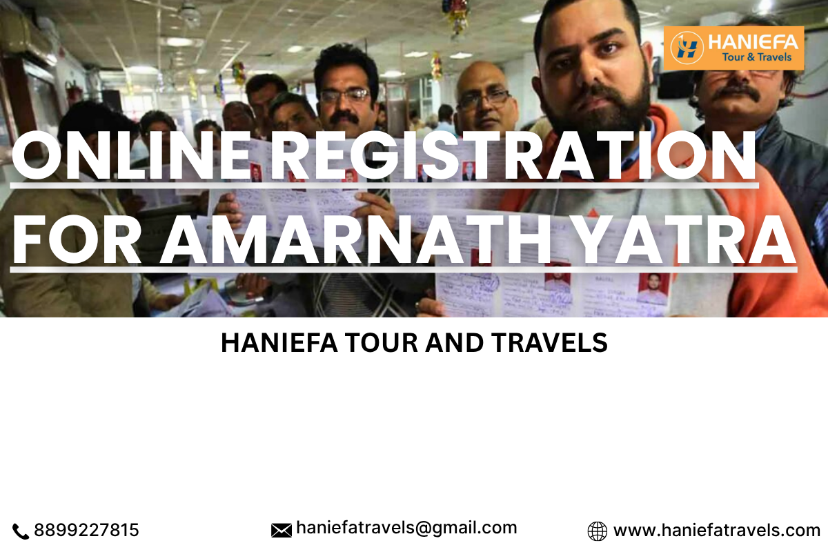 Online Registration for Amarnath Yatra with Kashmir Tour Packages - Haniefa Tour and Travels
